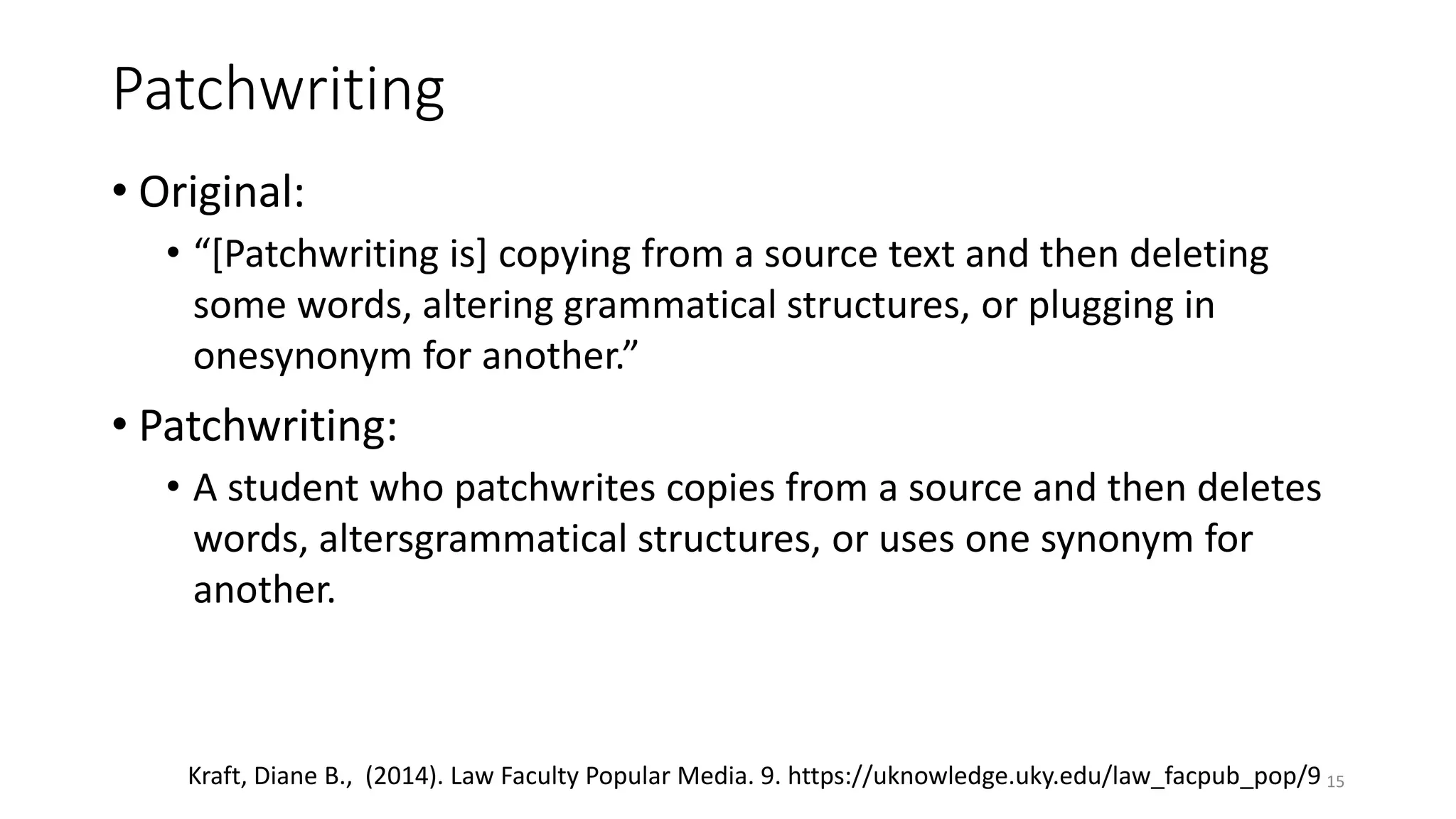 Plagiarism and Techniques to Avoid Plagiarism | PPTX