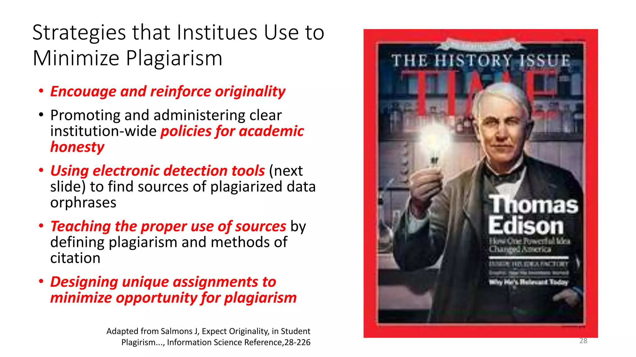 Plagiarism and Techniques to Avoid Plagiarism | PPTX