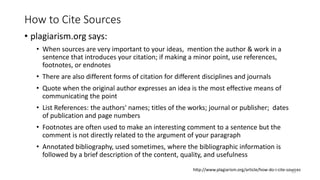 Plagiarism and Techniques to Avoid Plagiarism | PPTX