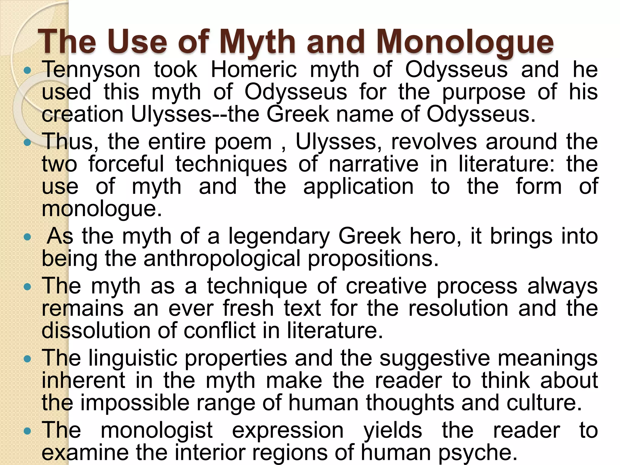 Prof. OP Budhoila & Dr NK Mehta: Tennyson's Ulysses: A Critique ( How ...