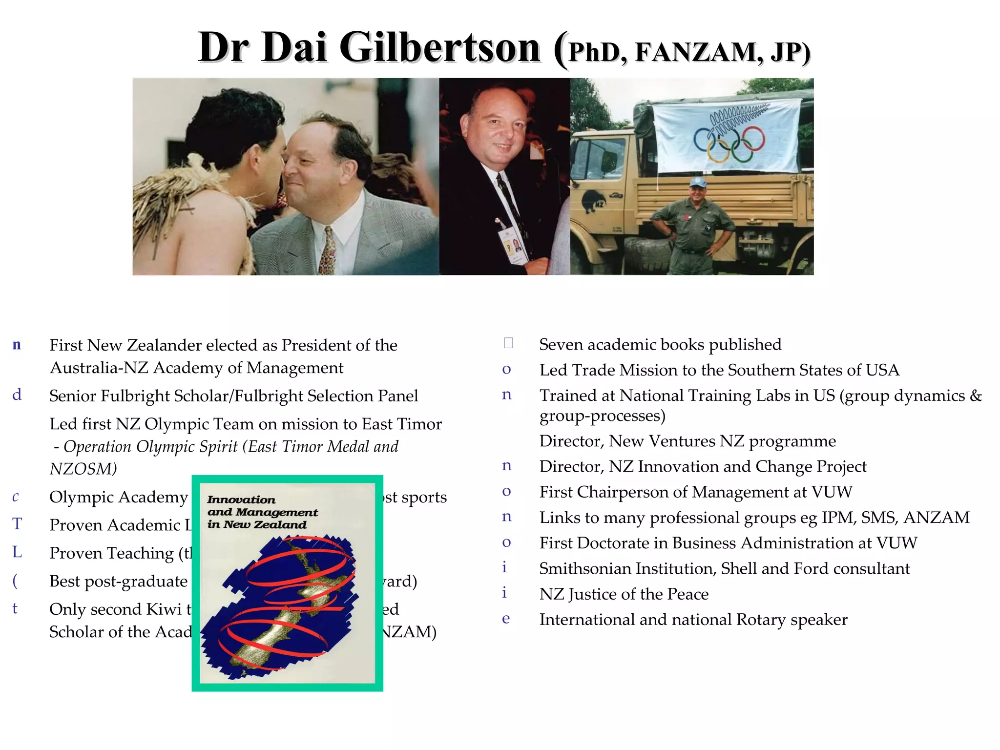Prof Dai Gilbertson | PPT