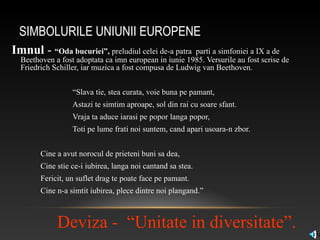 Prof Dobrescu Frăguța Uniunea Europeană | PPT