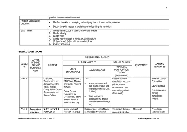 PROFED06 Flexible Course Plan .pdf