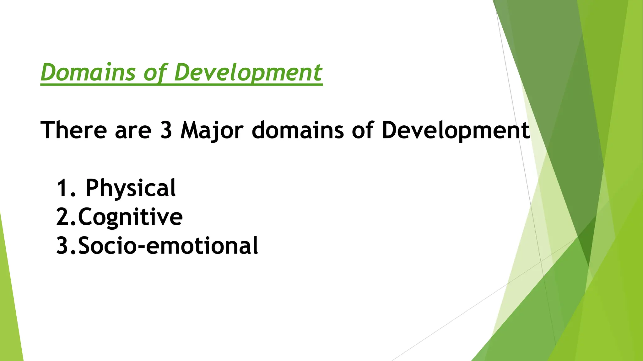 Prof Ed 1..pptx Domains of Development of a child | PPTX