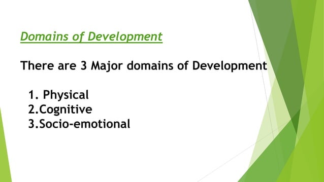 Prof Ed 1..pptx Domains of Development of a child | PPTX | Parenting ...