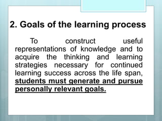 Learner - Centered Psychological Principles (LCP) | PPTX
