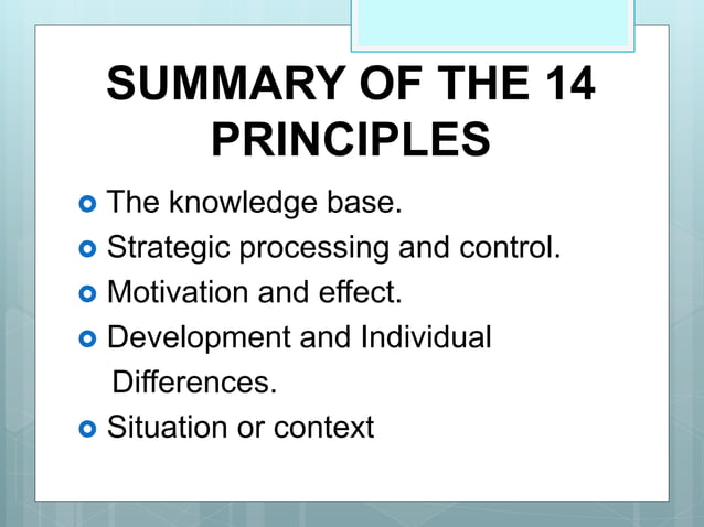 Learner - Centered Psychological Principles (LCP) | PPTX