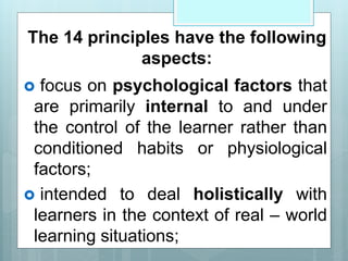 Learner - Centered Psychological Principles (LCP) | PPTX