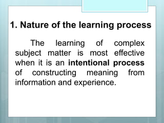 Learner - Centered Psychological Principles (LCP) | PPTX