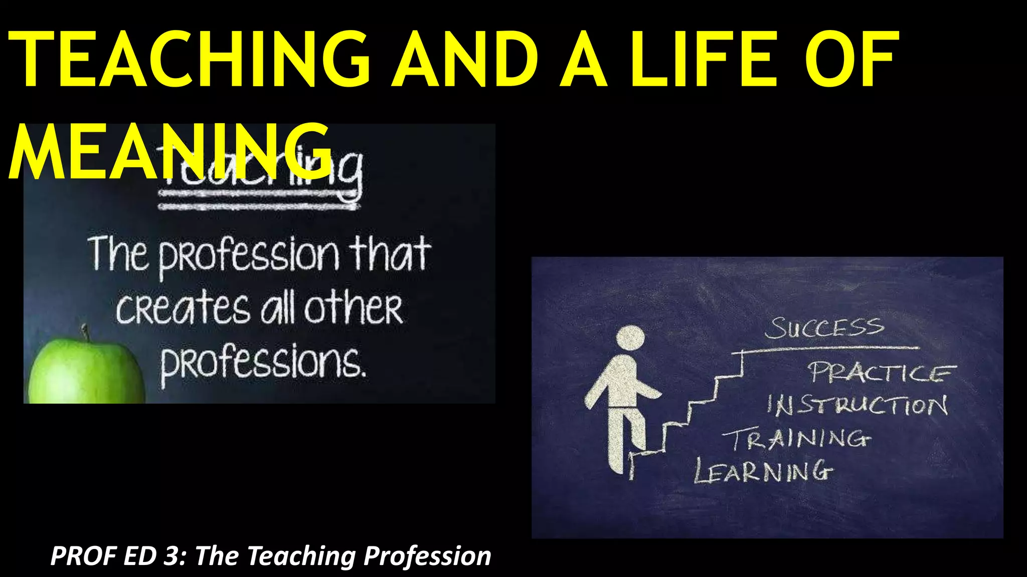 PROF ED 3- THE TEACHING PROFESSION (report).pptx