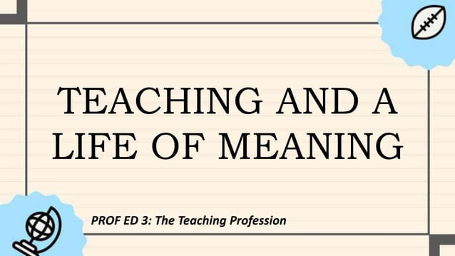PROF ED 3- THE TEACHING PROFESSION (report).pptx | Professional School ...