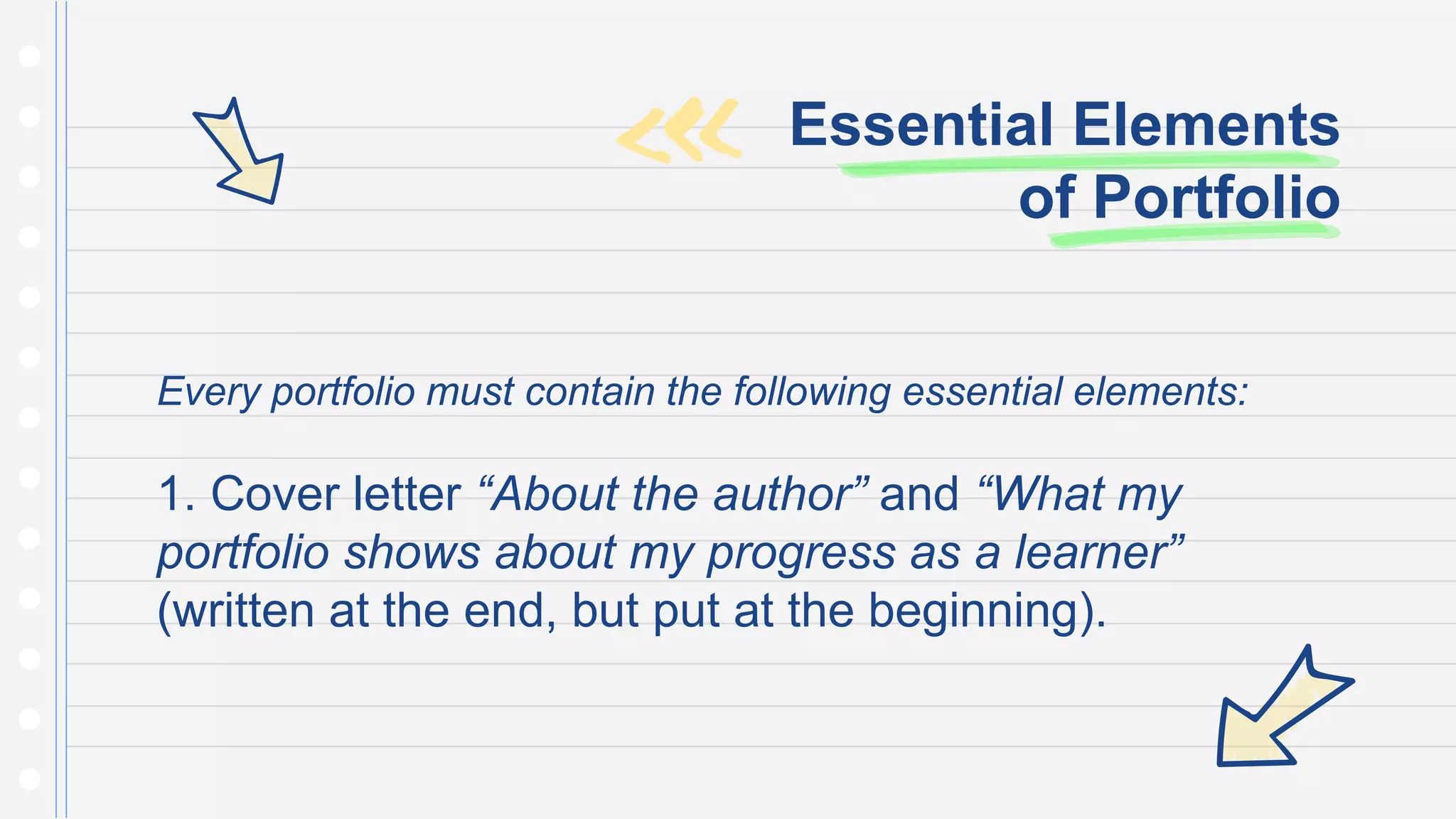 PORTFOLIO-BASED ASSESSMENT | PPTX