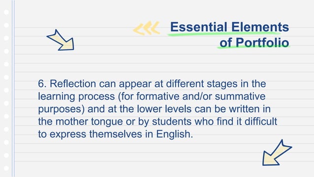 PORTFOLIO-BASED ASSESSMENT | PPTX | Educational Assessment | Education