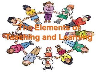 The Element of Teaching and Learning (The Learner) | PPTX