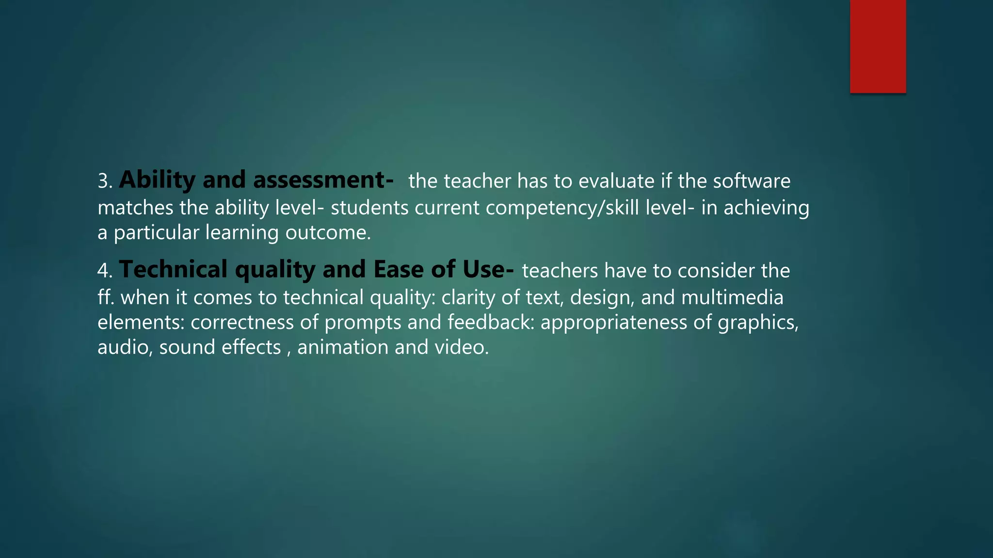 Evaluating Educational Technology | PPTX