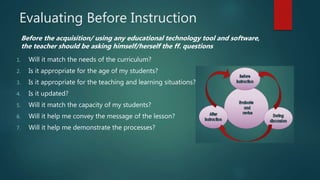 Evaluating Educational Technology | PPTX