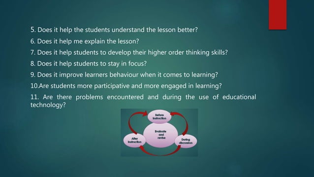 Evaluating Educational Technology | PPTX