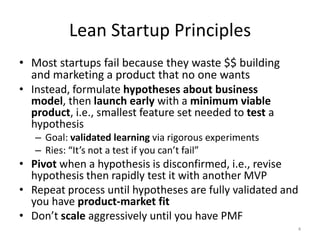 Lean Startup Challenge Keynote | PPTX