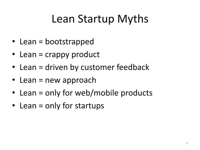Lean Startup Challenge Keynote | PPTX