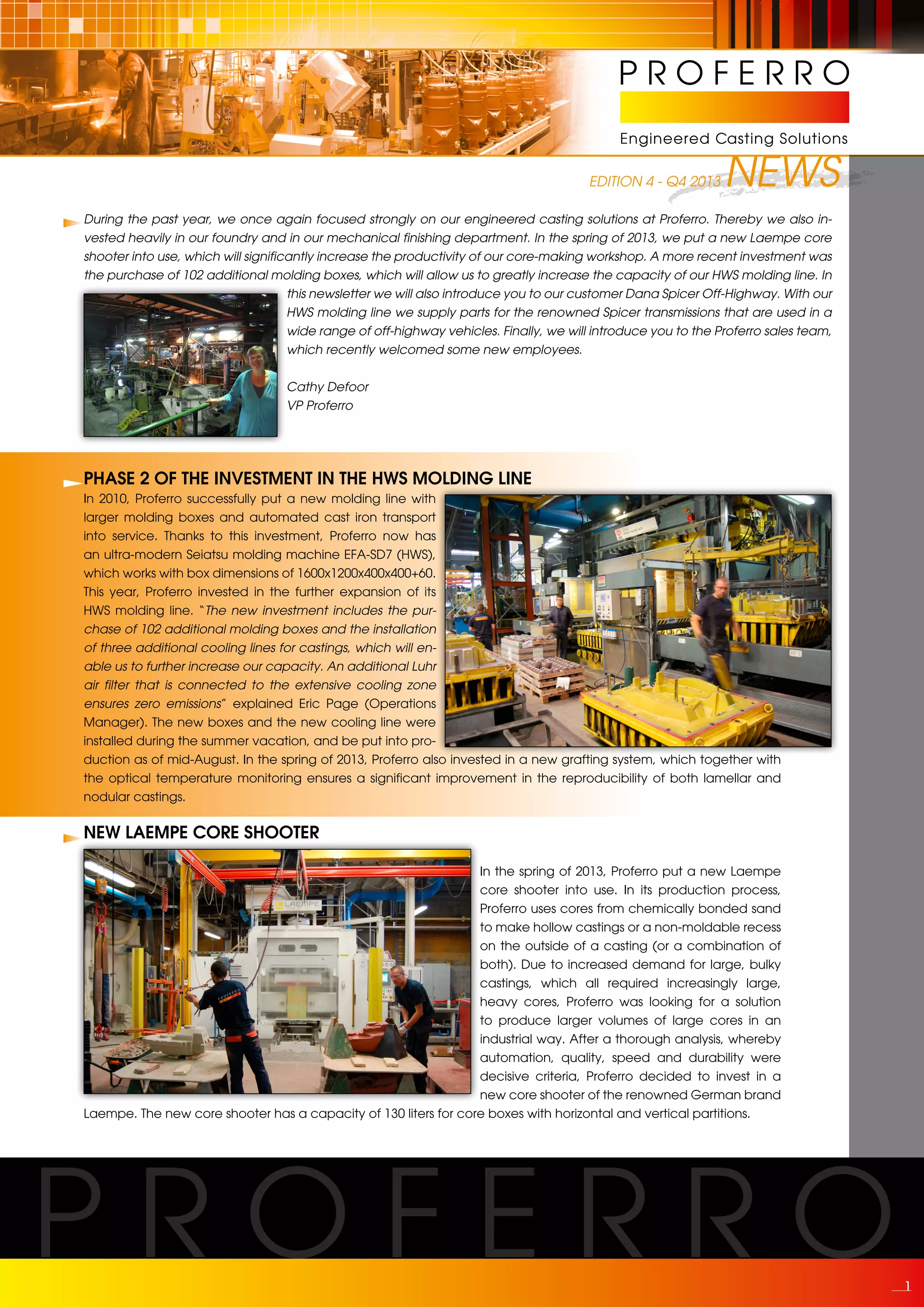 Newsletter Proferro 4 | PDF