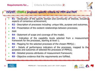 Proposing an ISO/IEC 15504 Compliant Method for Process Capability/Maturity Models Customization ...