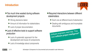 Profes'19 Software Knowledge Representation | PPT