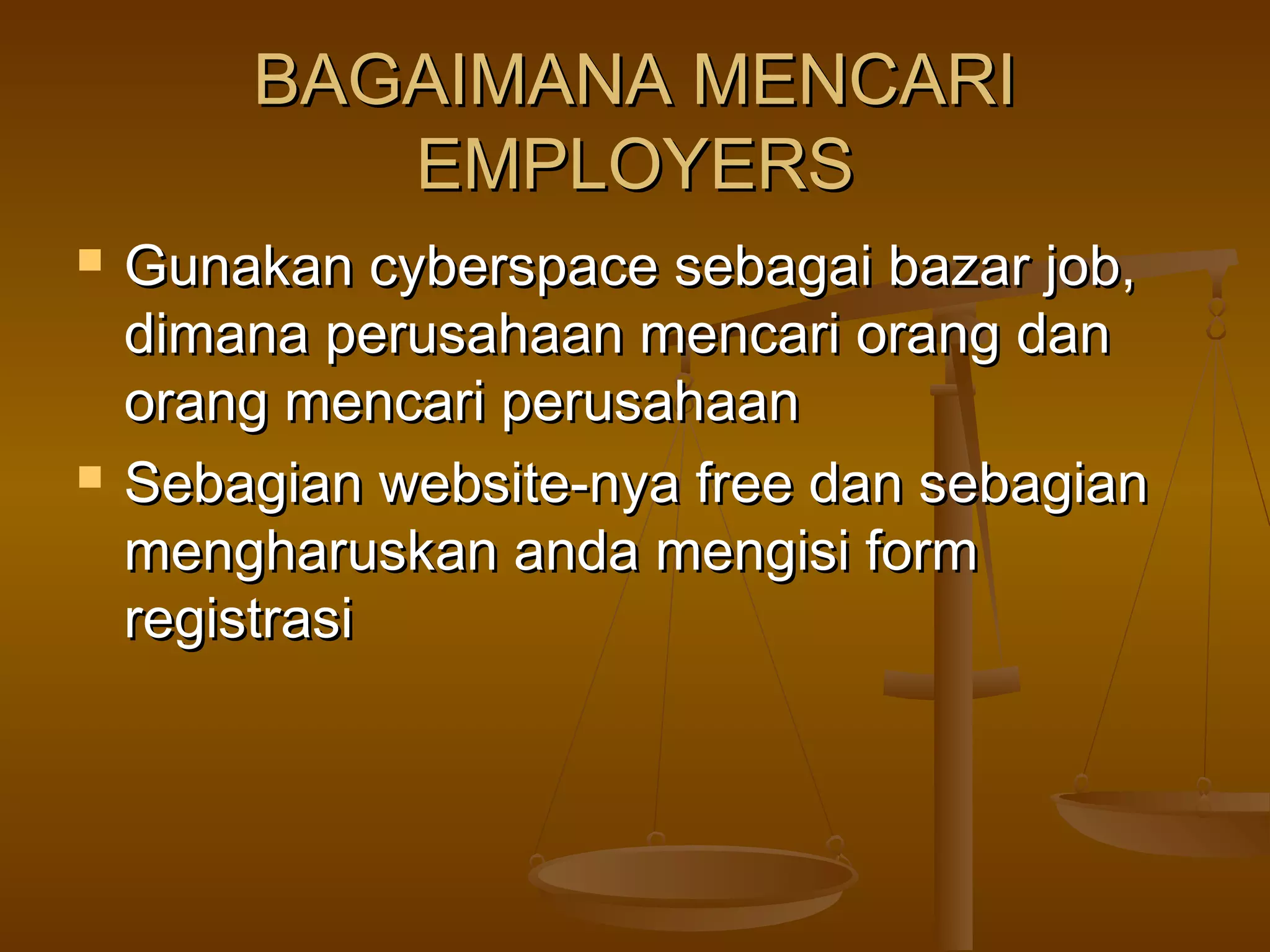 Profesi dan perencanaan karir dalam bidang teknologi informasi | PPT