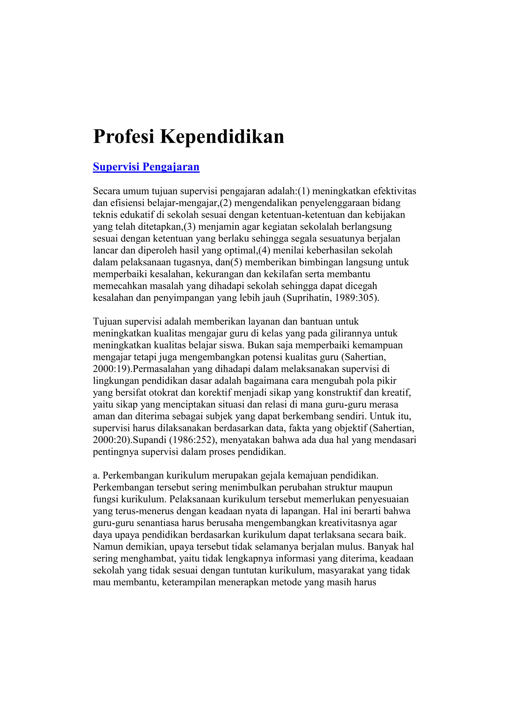 Profesi kependidikan | PDF