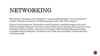 Profesi networking administrator | PPTX