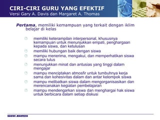 Guru Profesional dan efektif | PPTX