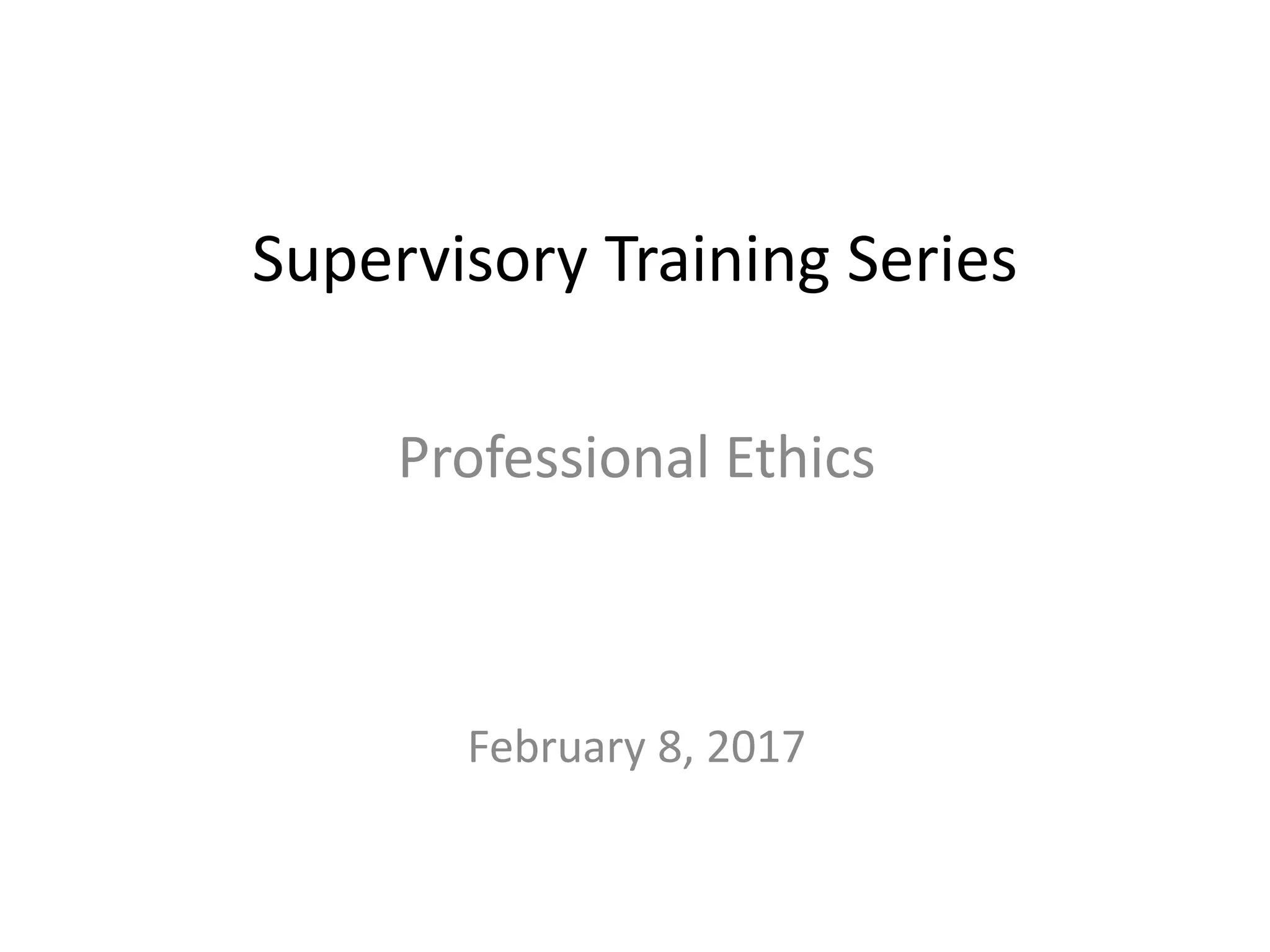 Profesional ethics | PPTX