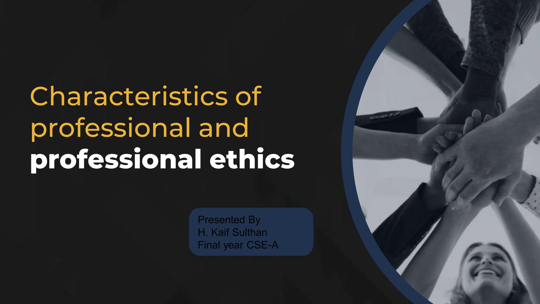 Characteristics of professional in professional ethics | PDF