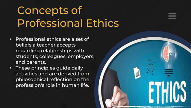 Characteristics of professional in professional ethics | PDF