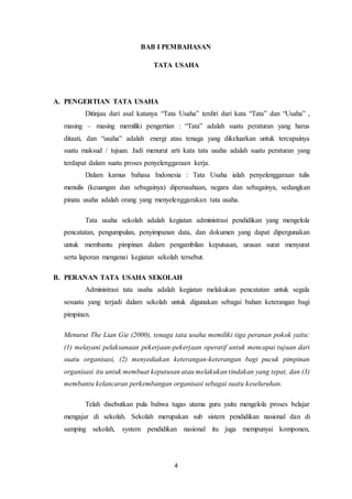 KETATAUSAHAAN SEKOLAH | DOCX
