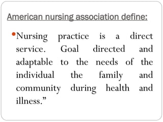 nursing as a profession its part of nurisng foundation.ppt