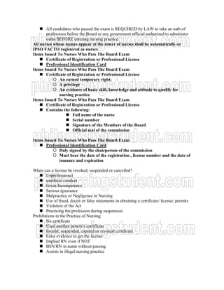 Profession adjustment philnursingstudent | PDF