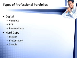 Professional portfolio1 | PPT