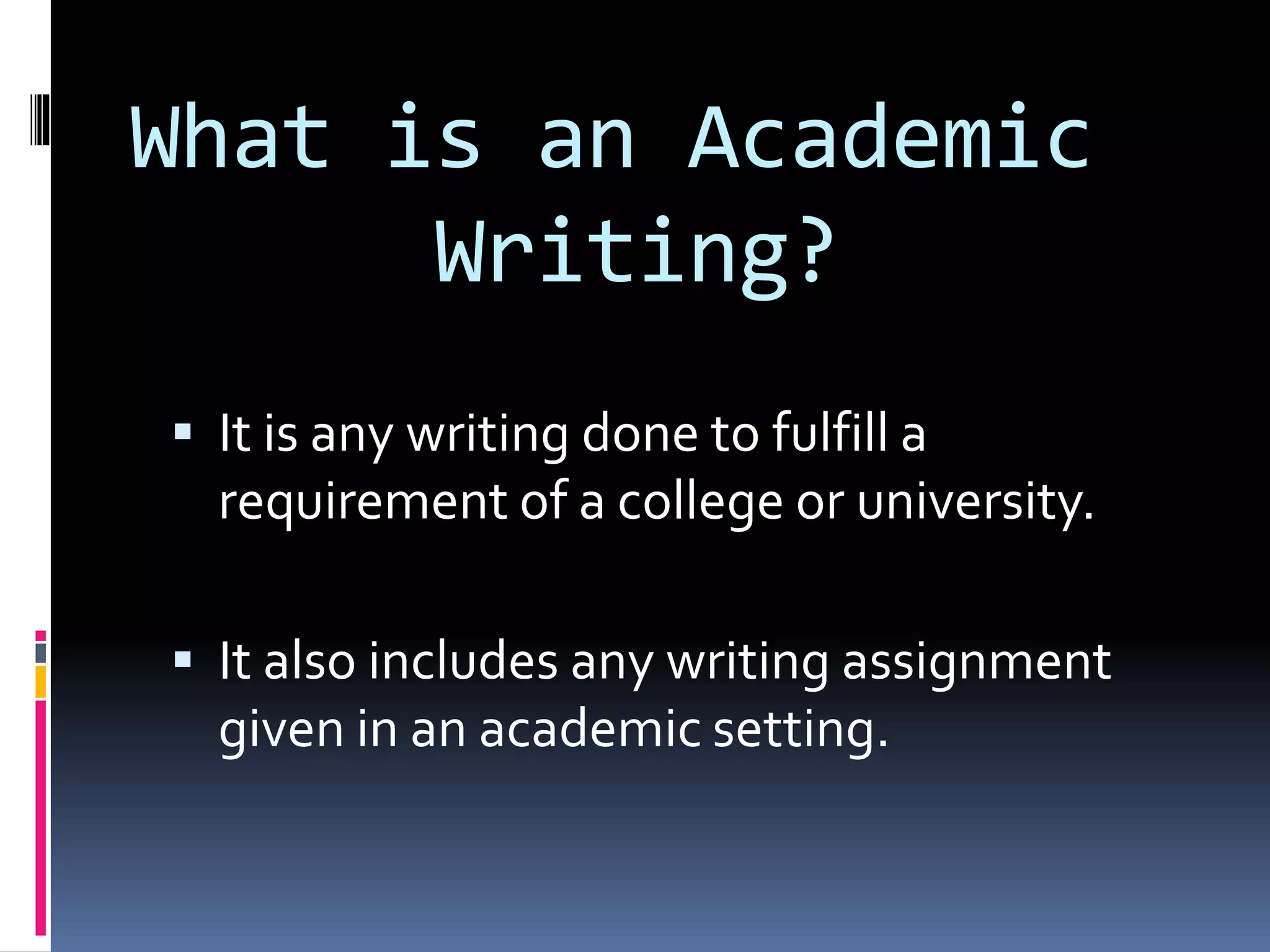 Professional and-academic-writing | PPTX