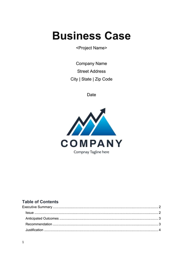 Professional Business Case | PDF