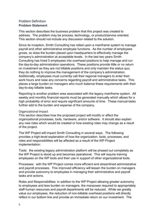 Professional Business Case | DOCX