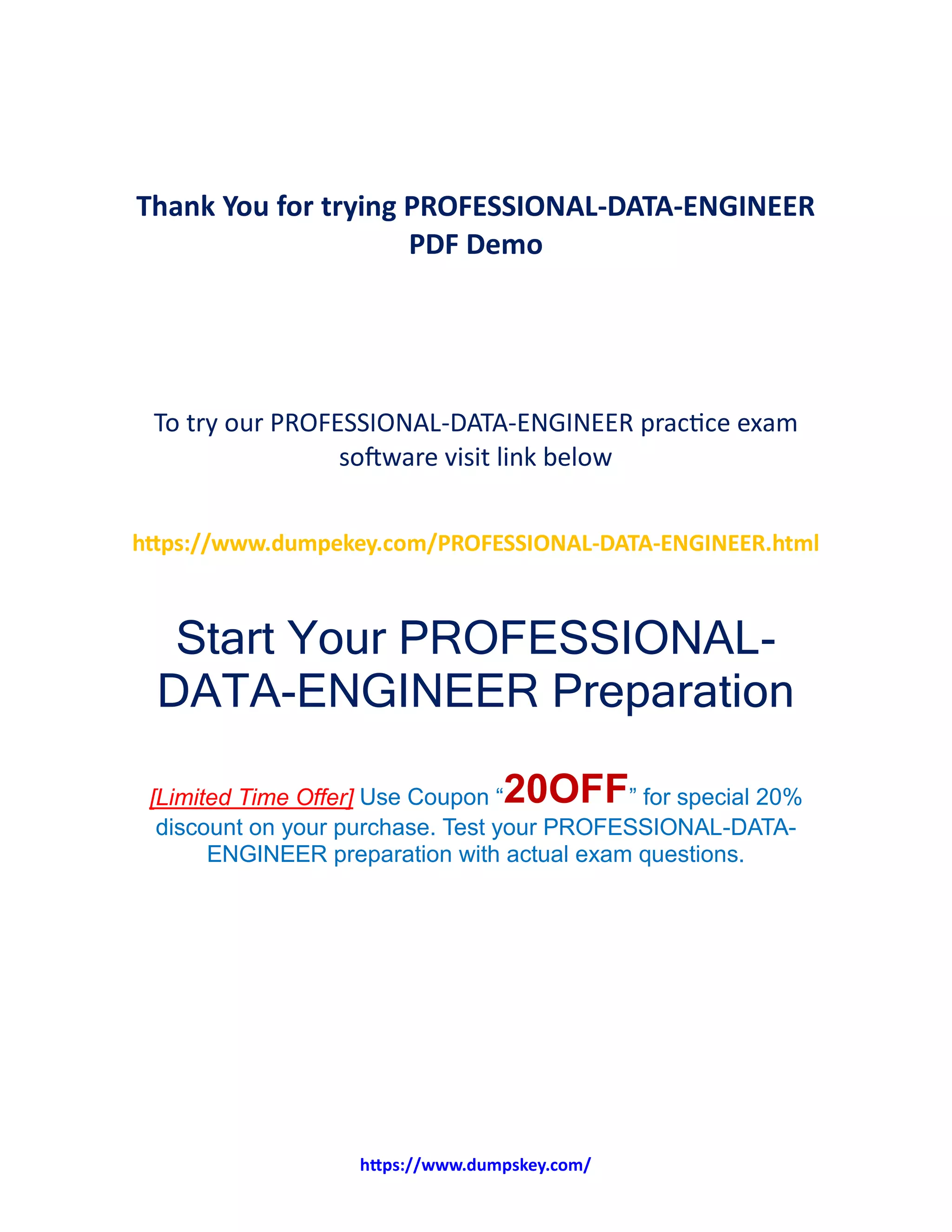 Google Professional-Data-Engineer Cheat Sheet PDF ~ Brain Dumps | PDF