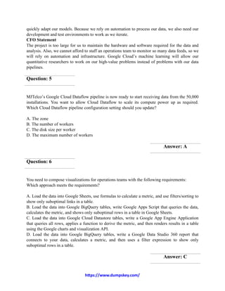 Google Professional-Data-Engineer Cheat Sheet PDF ~ Brain Dumps | PDF