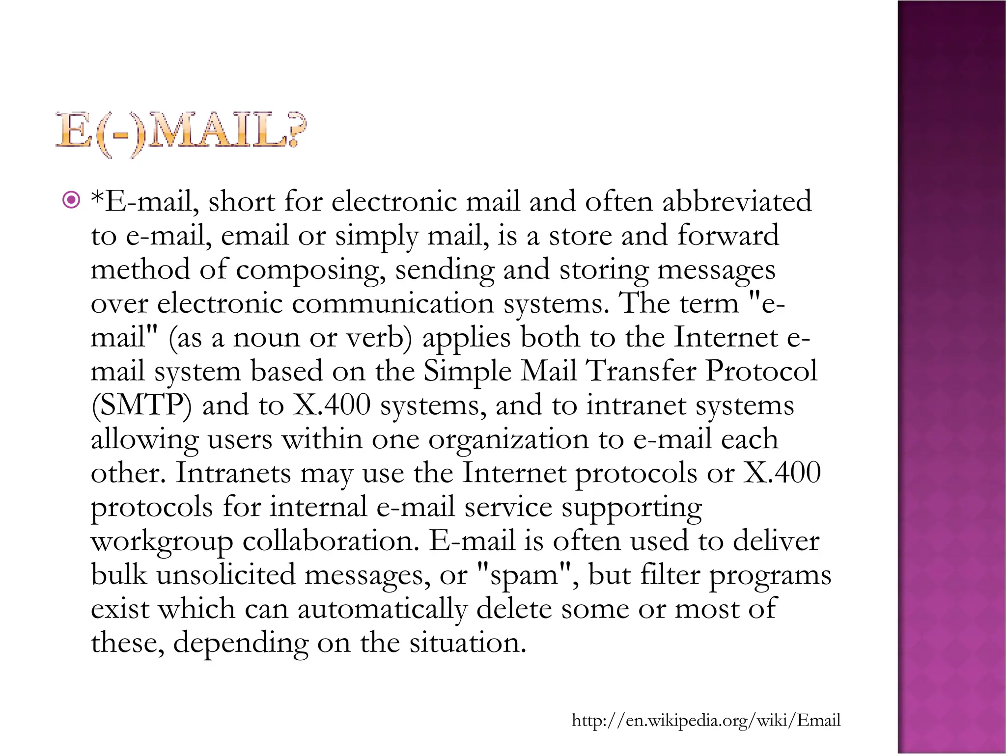 Professional Development - Email Ettiquette | PPT