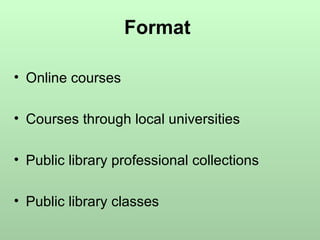 Professional Development - School Library Media Centers | PPT | Free ...
