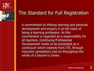 Professional Pathways: The Cpd Continuum | PPT
