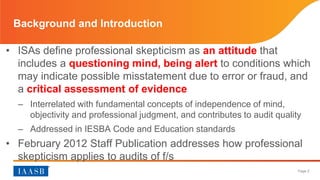 Professional Skepticism | PPTX