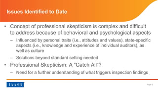 Professional Skepticism | PPTX