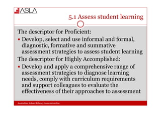 Australia Professional Standards for Teachers: Teacher Librarian ...