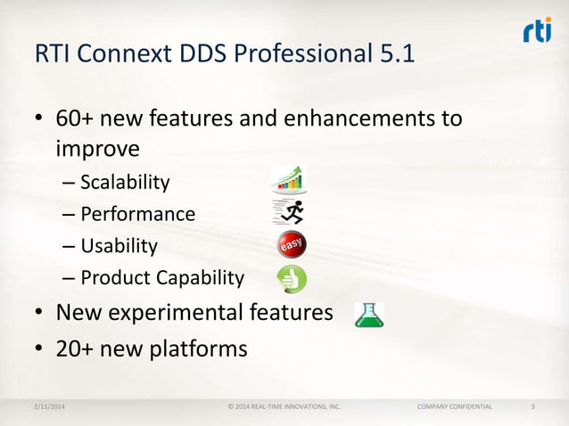 Connext DDS Professional 5.1.0 Overview | PPT