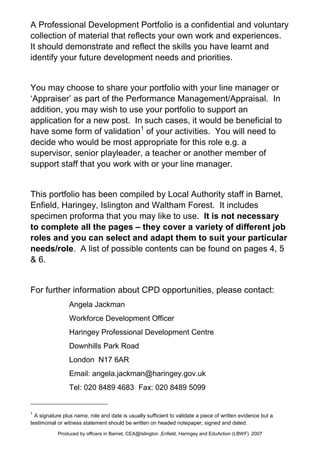 CPD - Supporting Teaching and Learning | PDF | Professional School ...